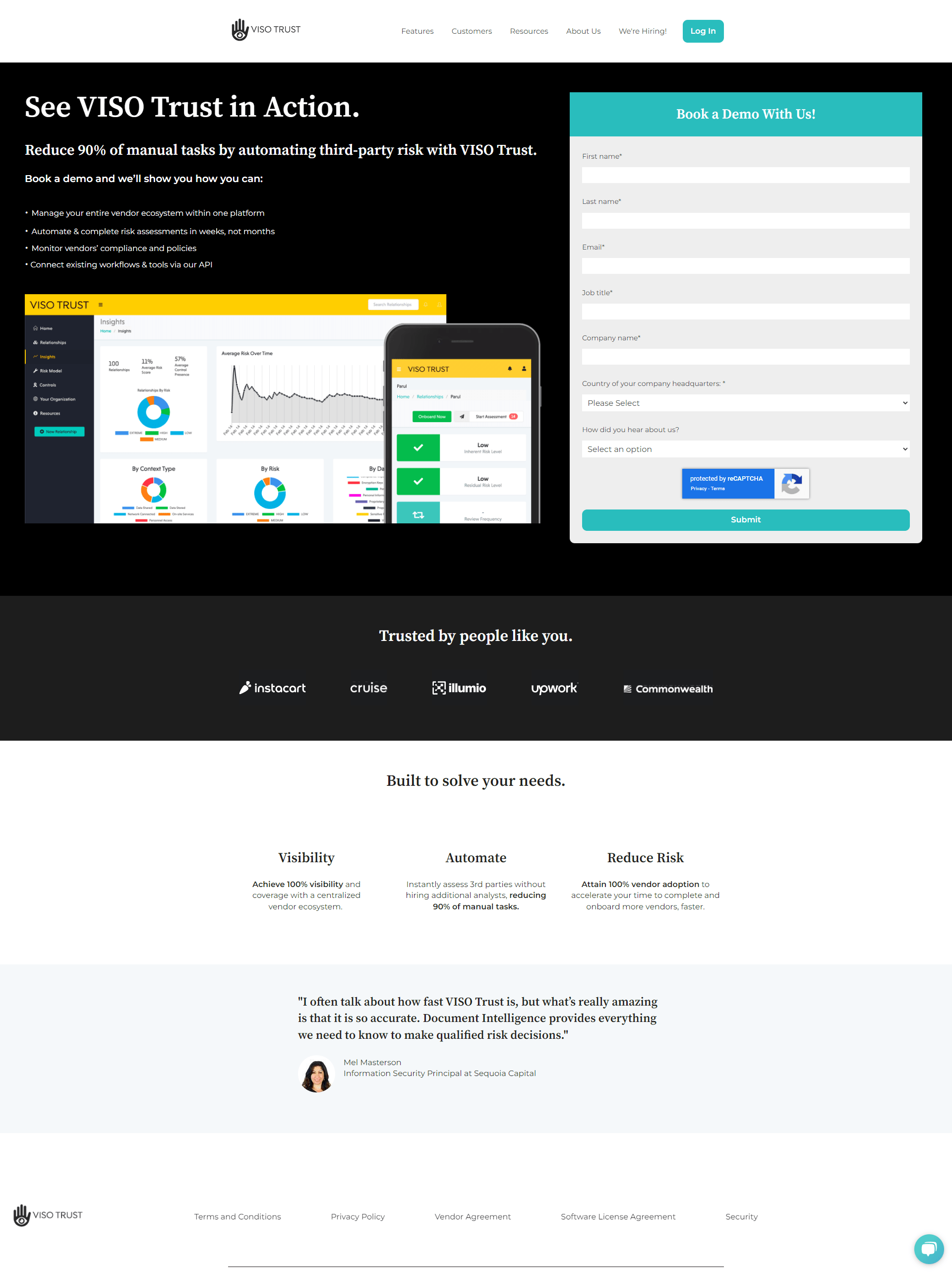 InspoSec features VISO Trust